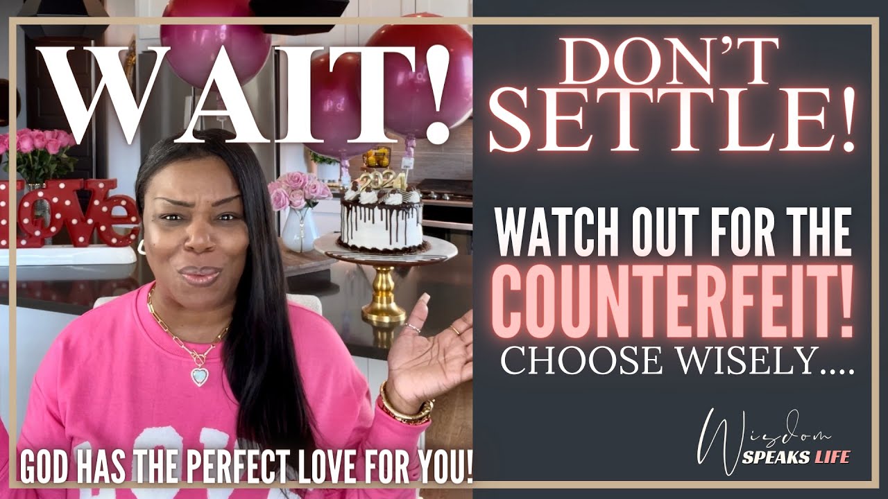 WAIT! Don't Settle For Love!! God Has Someone Better!!! #Love #motivation #foryou #marriage #god ...