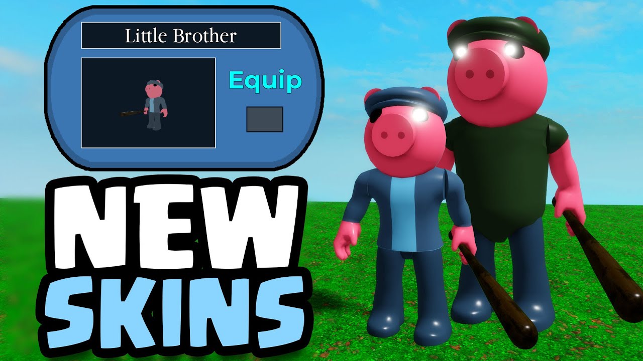NEW PIGGY LITTLE BROTHER & FATHER SKIN REMODEL SHOWCASE (New Update ...