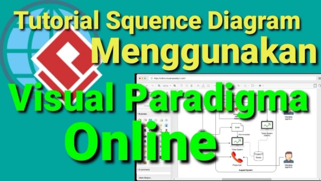 Tutorial Squence Diagram Menggunakan Visual Paradigma Online - YouTube