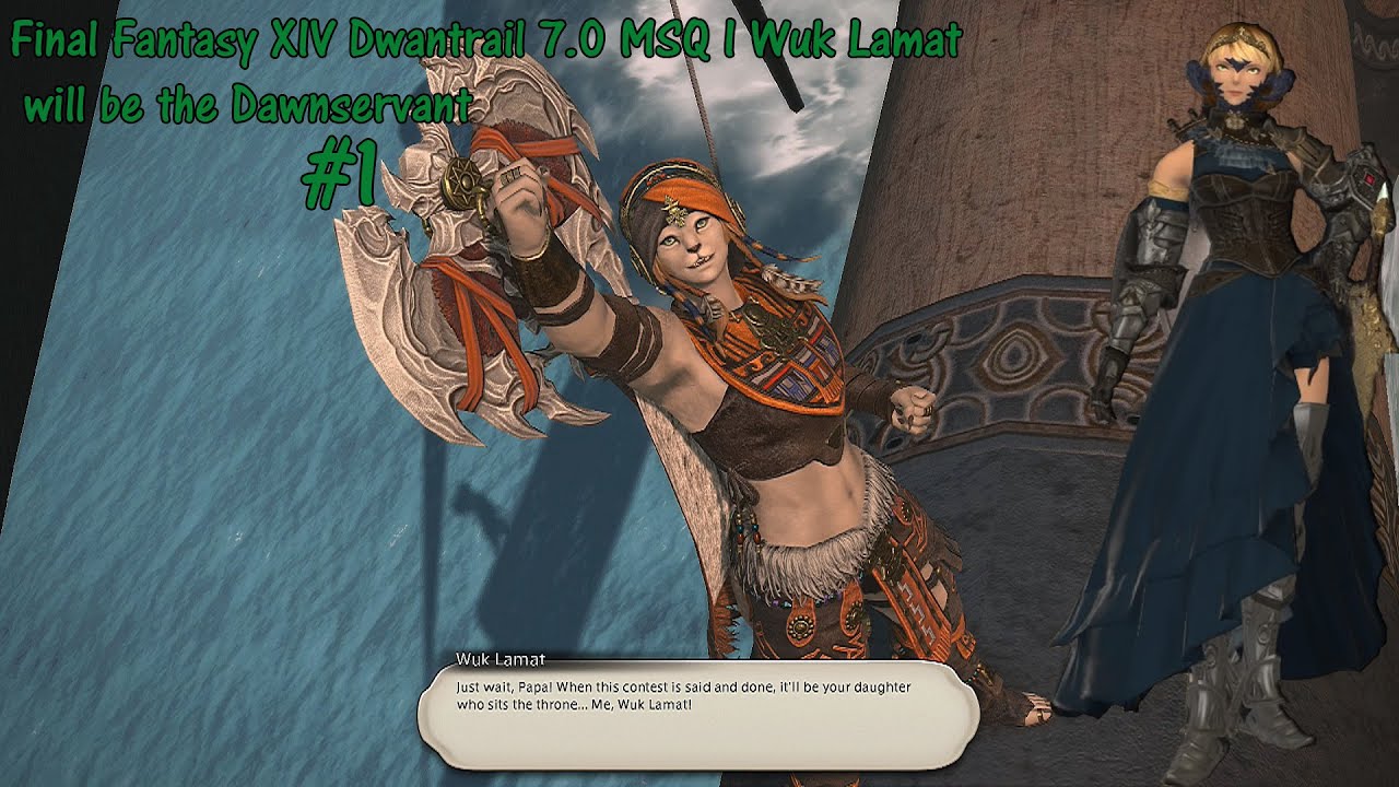 Final Fantasy XIV Dawntrail (7.0 MSQ) I Wuk Lamat will be the ...