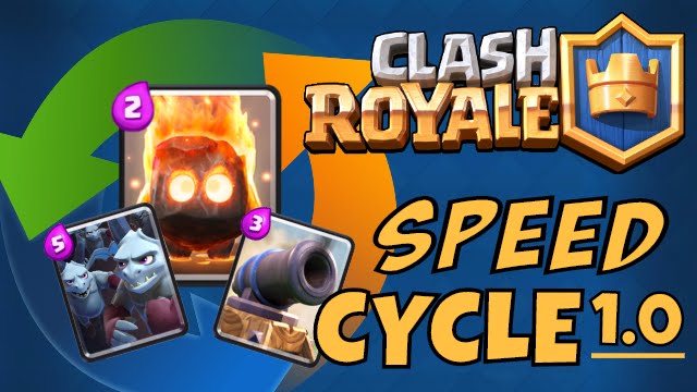 Clash Royale | SPEED CYCLE DECK | Arena 7-8 Strategy Tips - YouTube