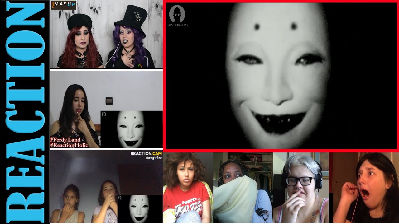 GIRLS REACT TO Do NOT Watch This Video AT NIGHT REACTIONS MASHUP - YouTube