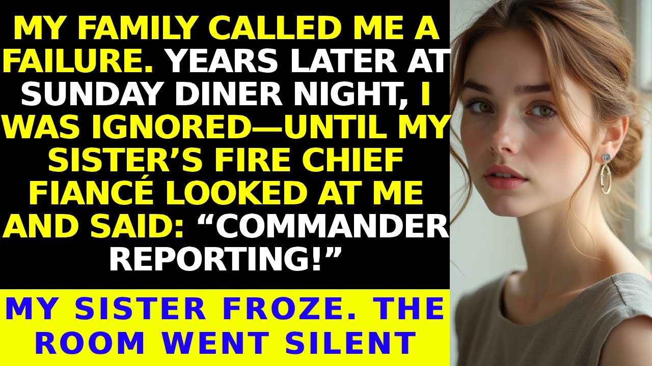 My family called me a FAILURE until my sister’s FIRE CHIEF said ...