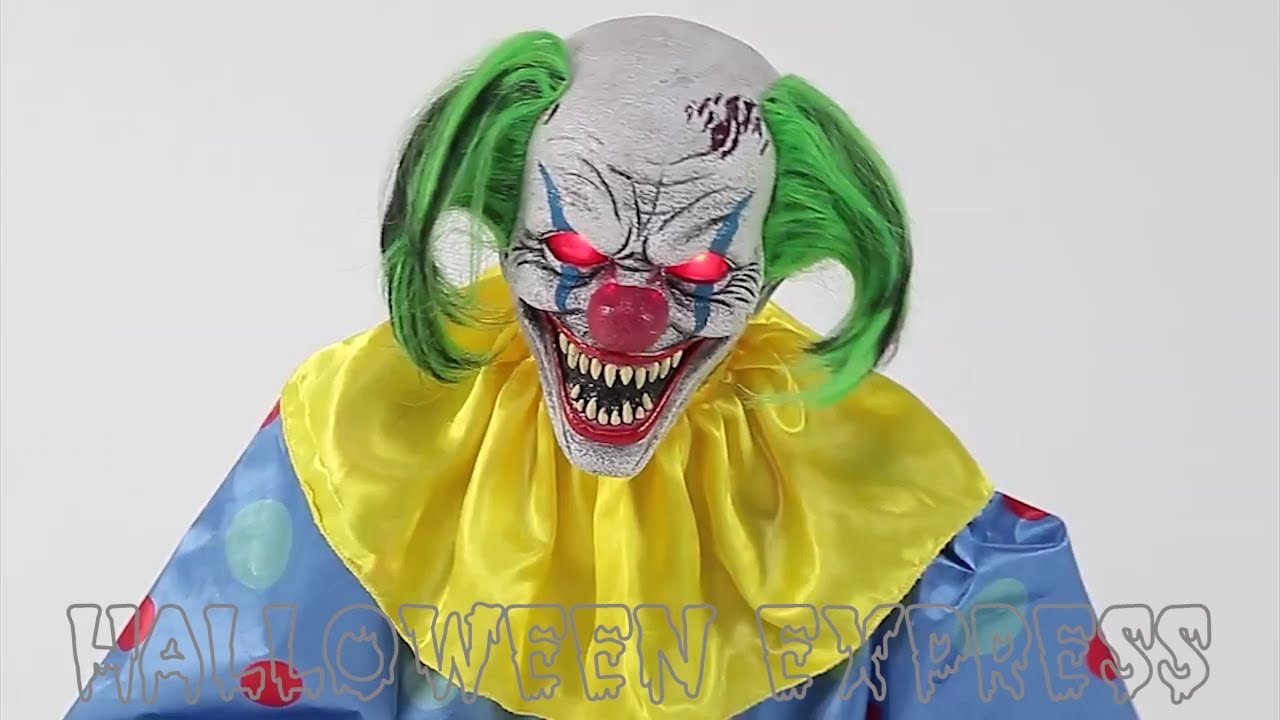 Animated Crouching Clown MR124625 - YouTube
