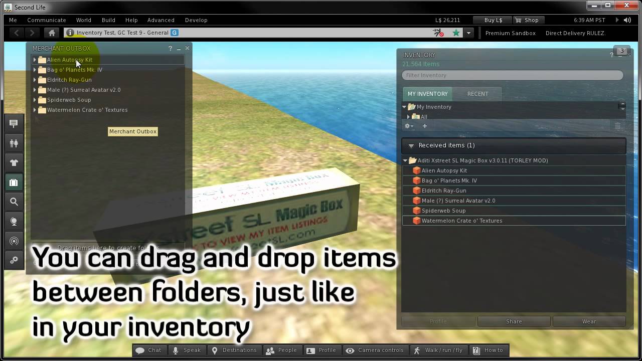 Second Life Tutorial - Direct Delivery Essentials - YouTube