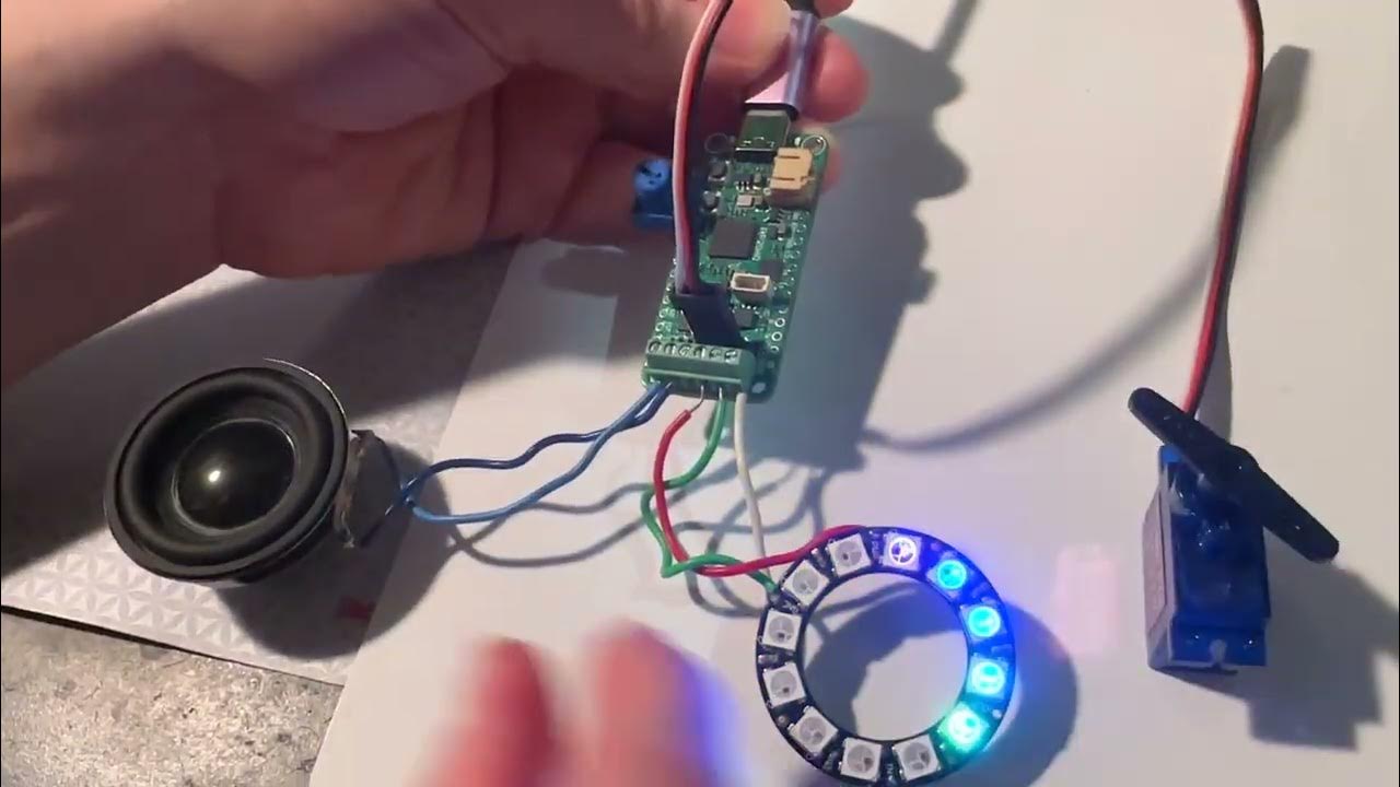 Prop-Maker Feather CircuitPython demo sketch - YouTube