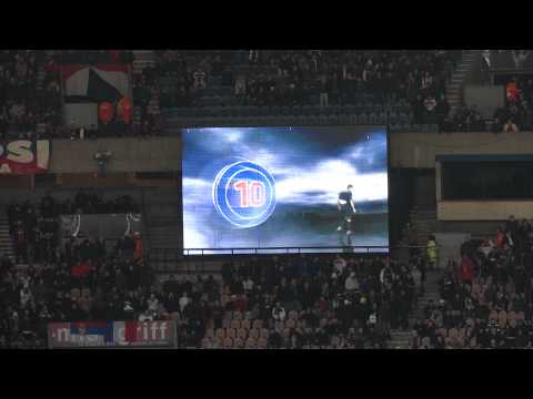 PSG / Toulouse FC 14.01.2012 : 3-1 (L1) 2/6 Présentation du PSG