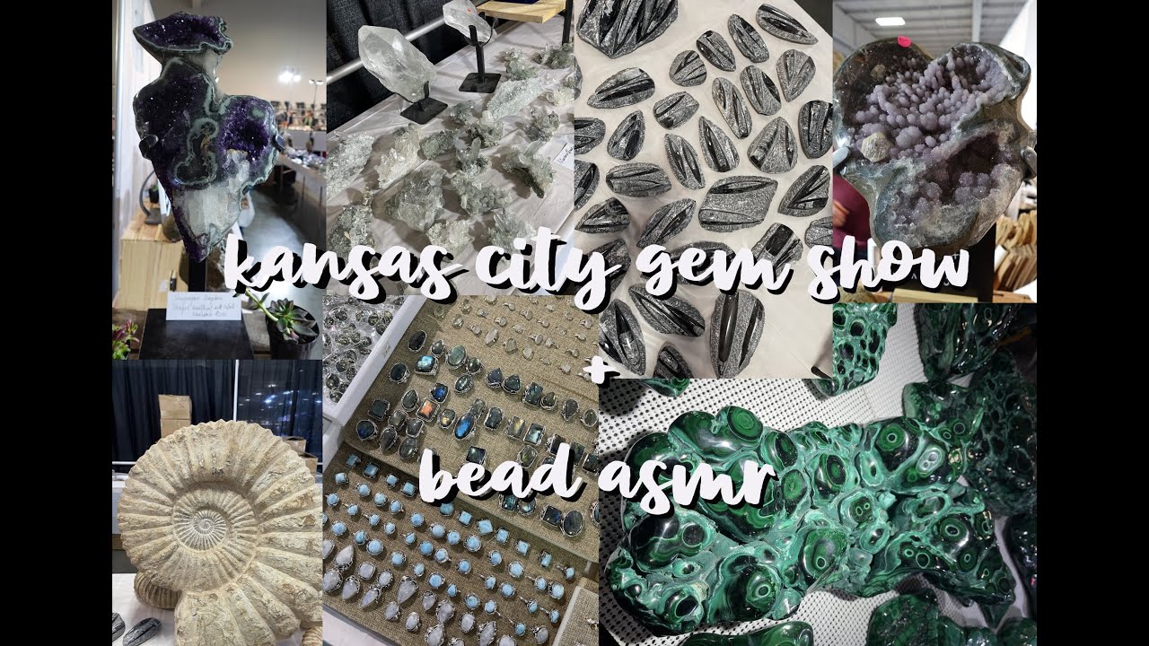 kansas city gem show march 2023 + bead asmr - YouTube