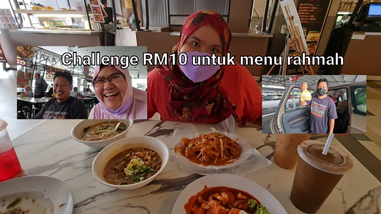 Challenge RM10 untuk menu rahmah - YouTube