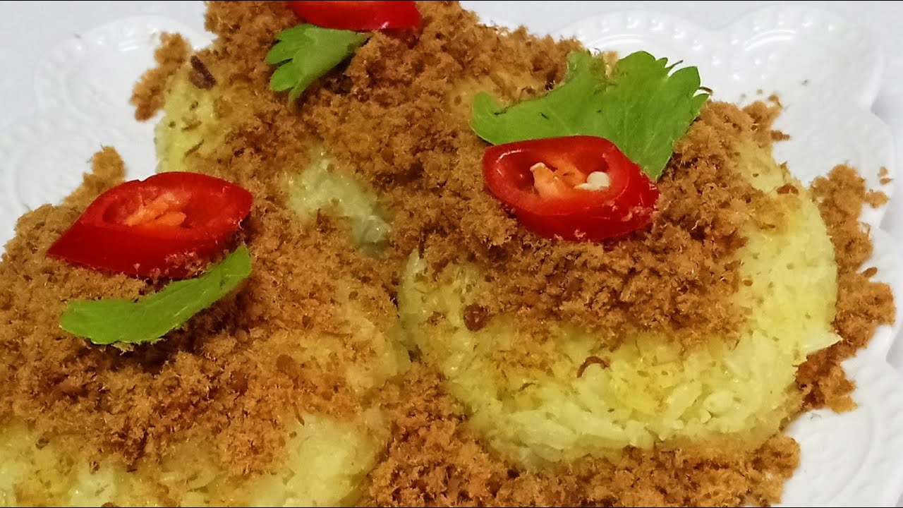 Ketan sarundeng, ketan kuning abon ikan, ketan kuning bubuk sarundeng ...