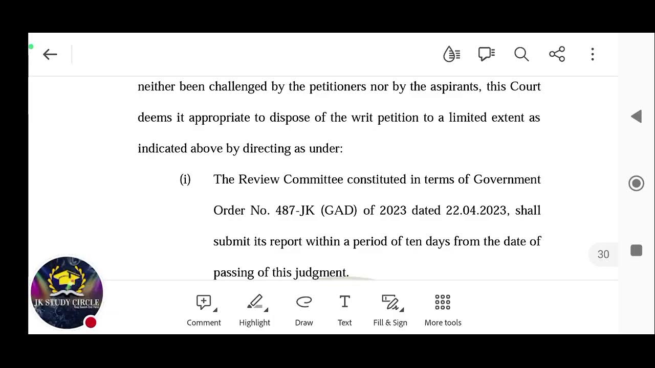 JKSSB CASE UPDATE! JUDGEMENT PRONOUNCED. - YouTube