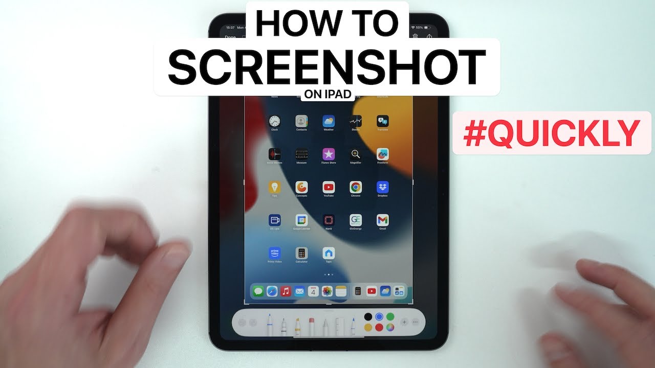 How To Screenshot On iPad - Take Screenshots Quickly - YouTube