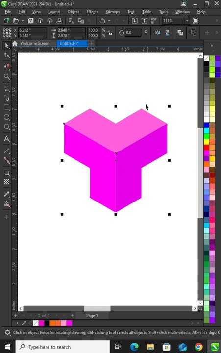 How To Create a Pattern Design With Corel draw - YouTube