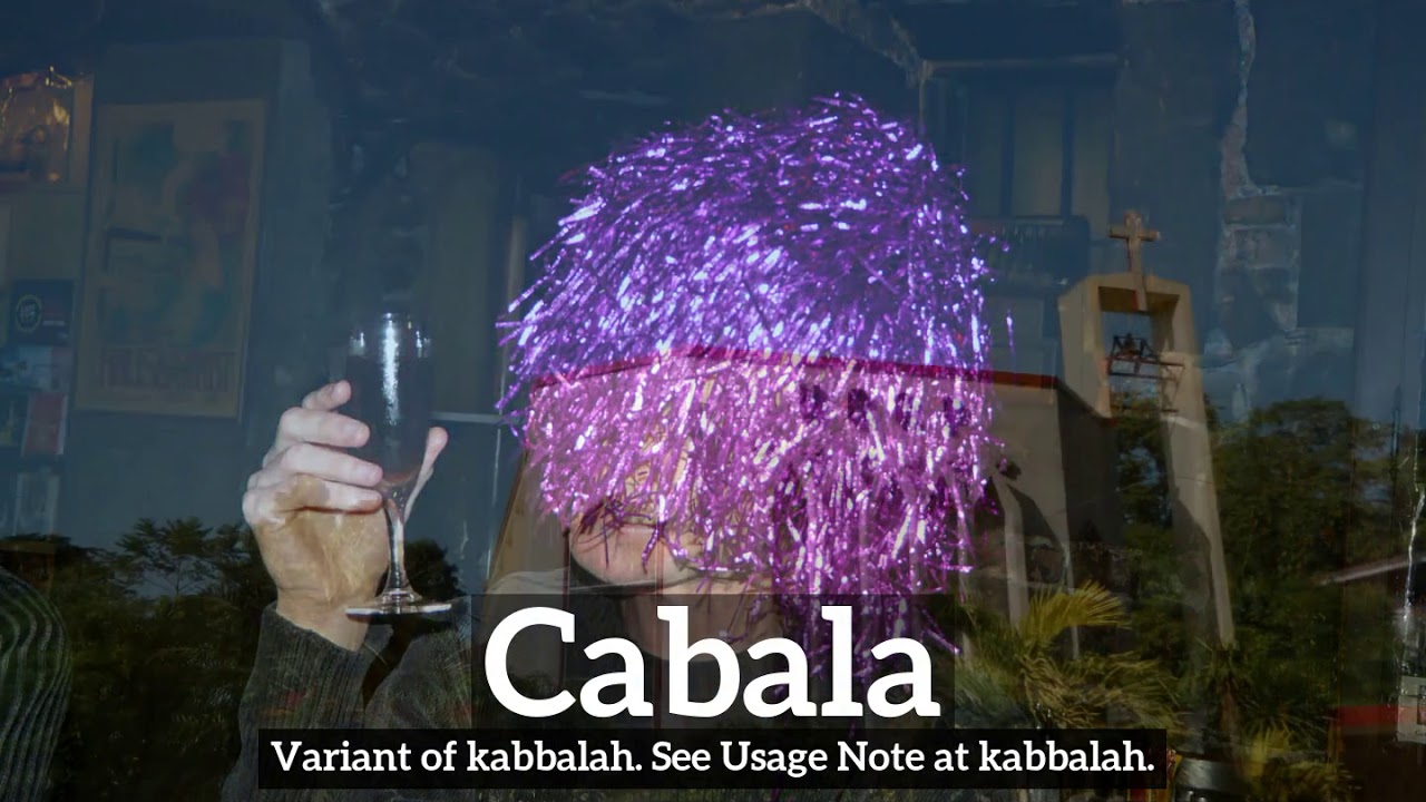 How to Say Cabala in English? | What is Cabala? | How Does Cabala Look ...