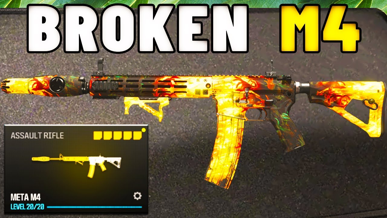 new *META* M4 SETUP is BREAKING MW3! 🔫 (Best M4 Class Setup) Modern ...