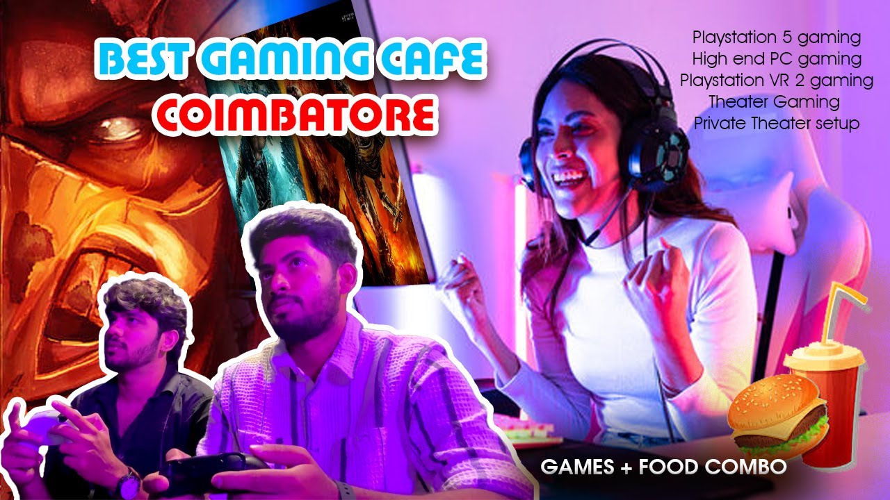 Coimbatore's Biggest Gaming Cafe 💢India's 1st gaming Theatre 😱PS5 GAMES ...