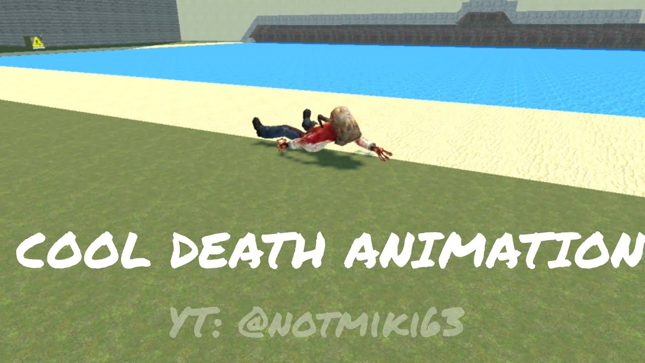 Cool zombie death animation - YouTube