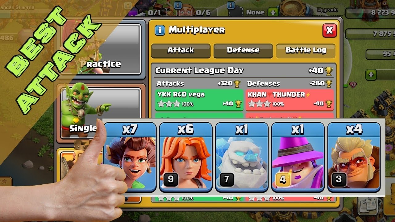 LEGEND LEAGUE ATTACK | ROOT RIDER VALKYRIE OVERGROWTH + Super Barb ...