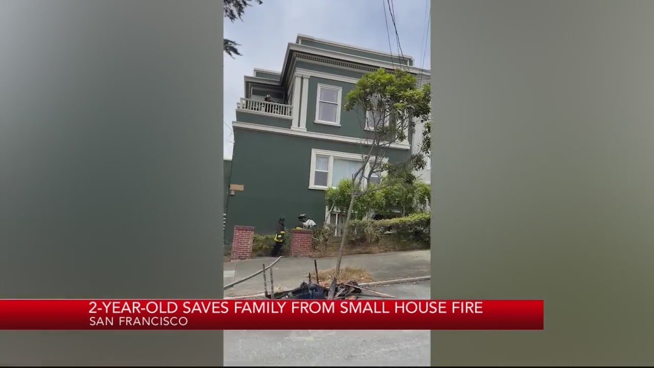 2-year-old saves family from small house fire in San Francisco - YouTube