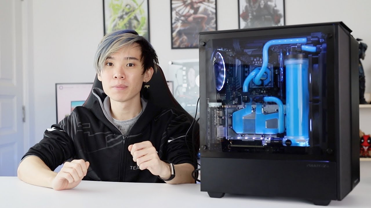 Dreamcore Alpha Watercooled Custom Built PC - YouTube