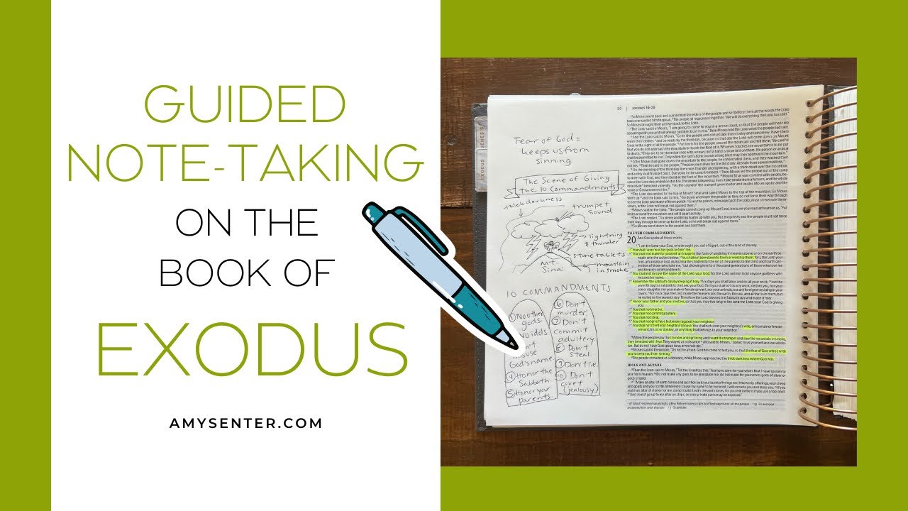 Guided Note-taking on the Book of Exodus - YouTube