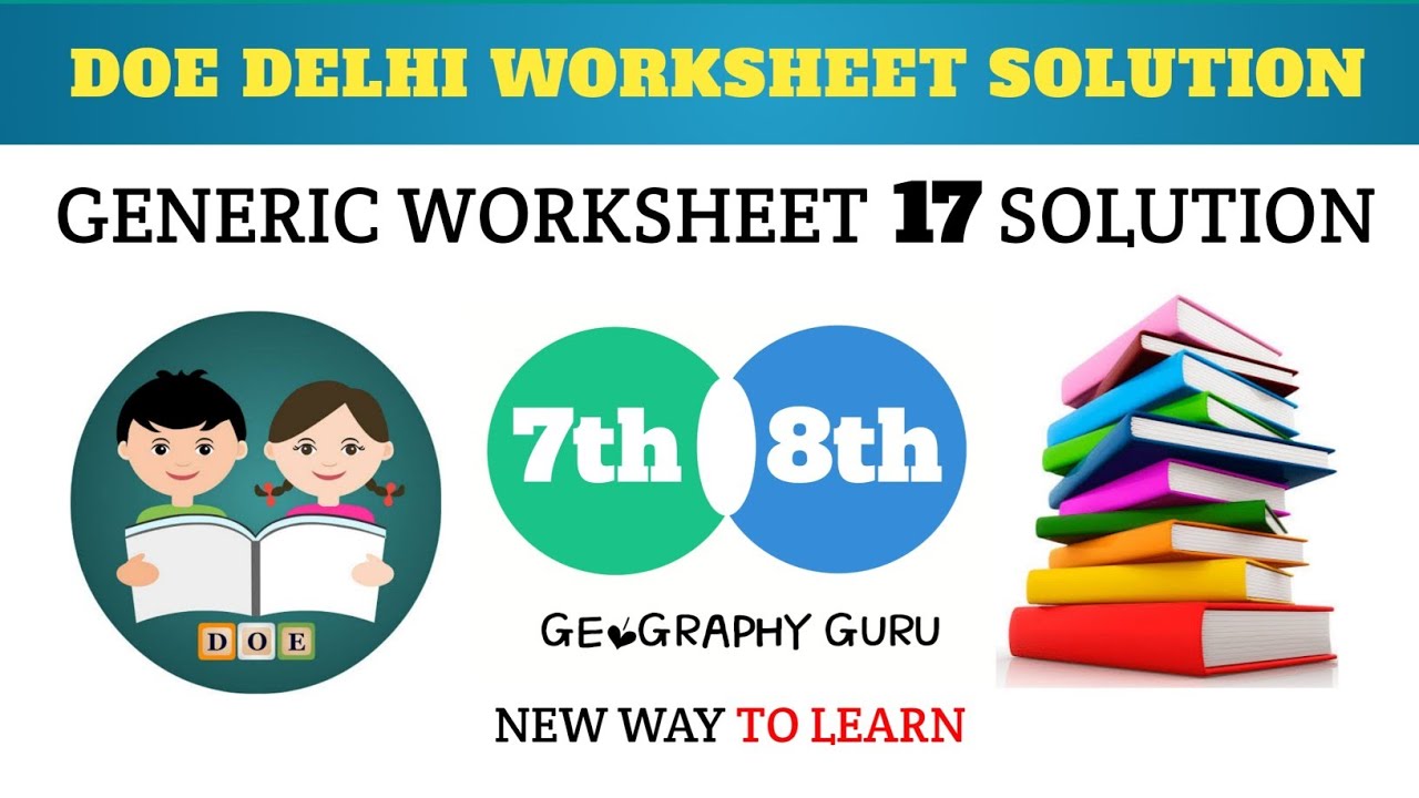 Class 8 Generic Worksheet 17 | Generic Worksheet 17 Class 7 English ...