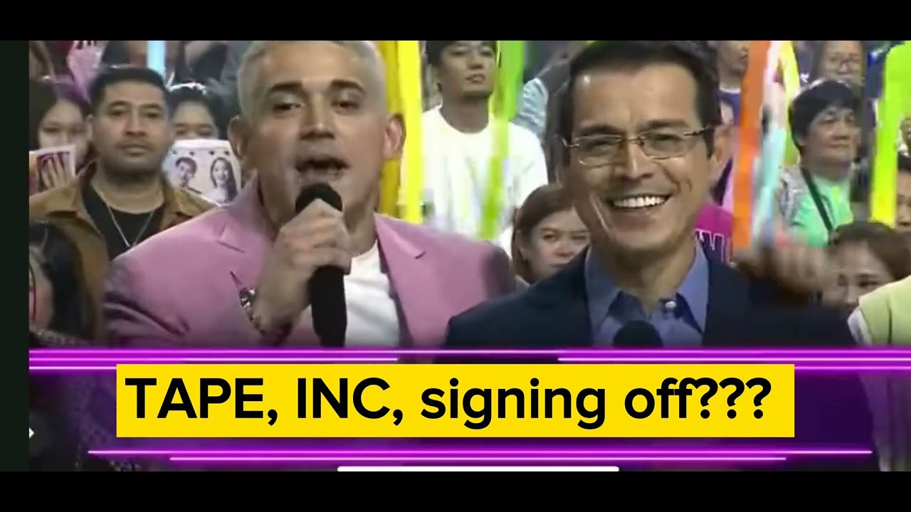 TAPE, INC SIGNING OFF FOR GOOD? l Saturday March 2, 2024 episode - YouTube