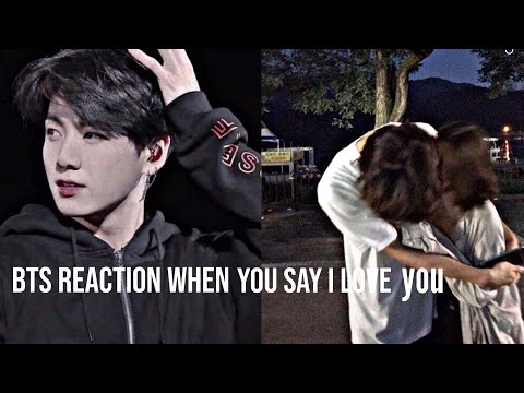 BTS IMAGINE| bts reaction when you say I love you for the first time|