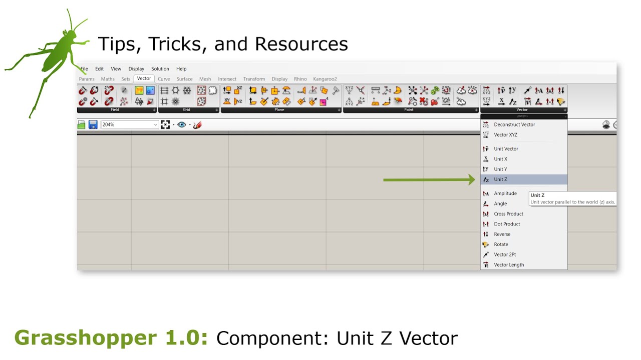 Z Unit Vector - YouTube