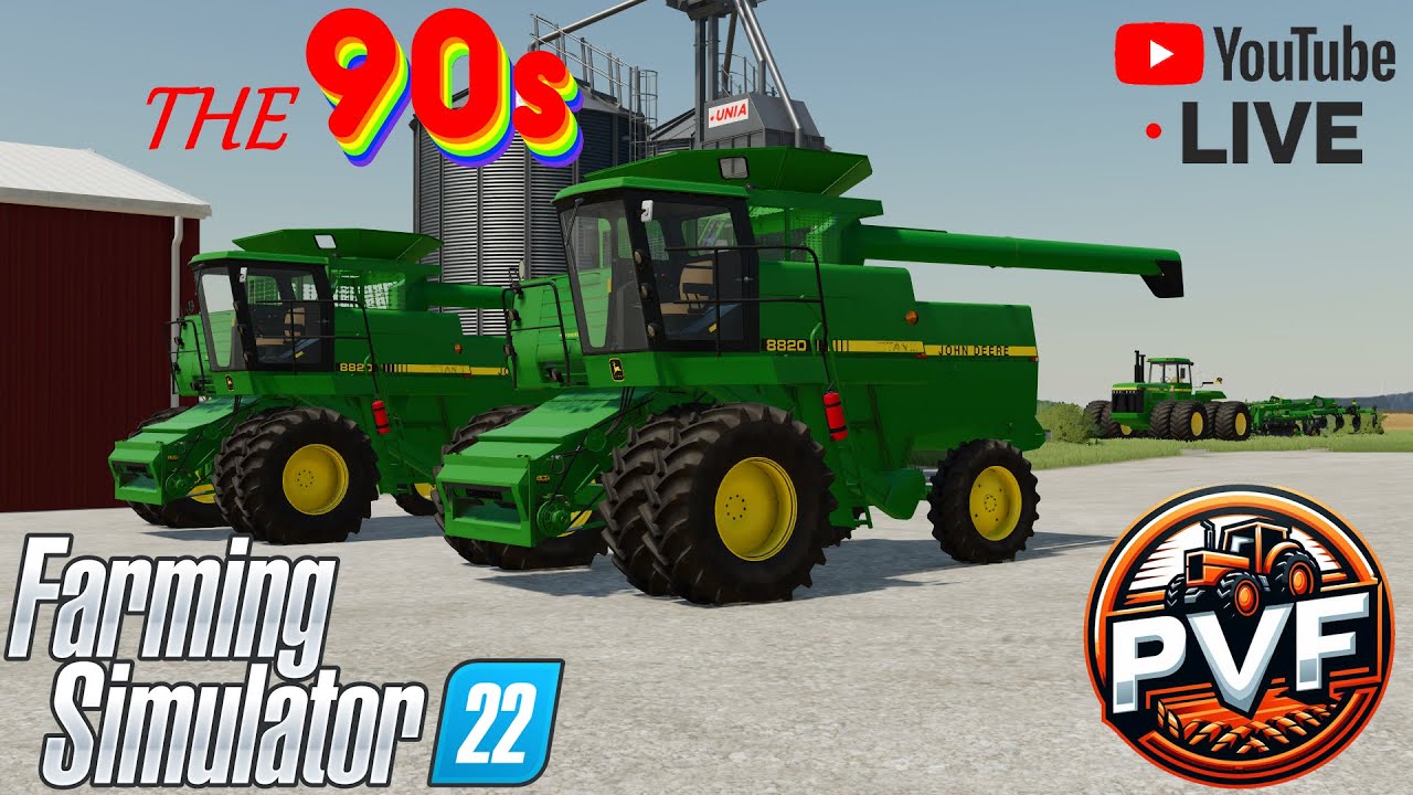 NEW 90s Series on Stone Valley | Classic John Deere | Farming Simulator ...