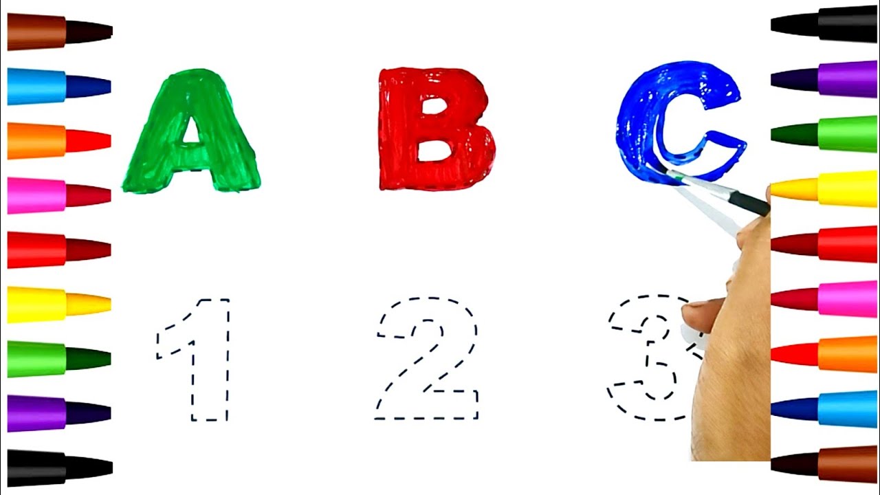 ABCD alphabet song| 123 Numbers| ABC Songs for children| Kids Learning ...