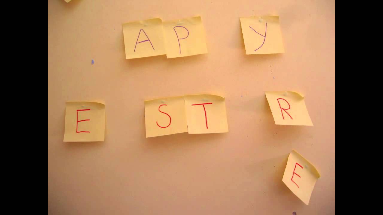 Happy Easter Stop Motion Video - YouTube