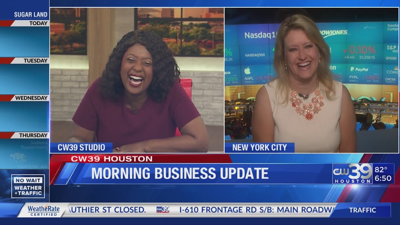 Jane King morning business report - Sharron Melton - YouTube