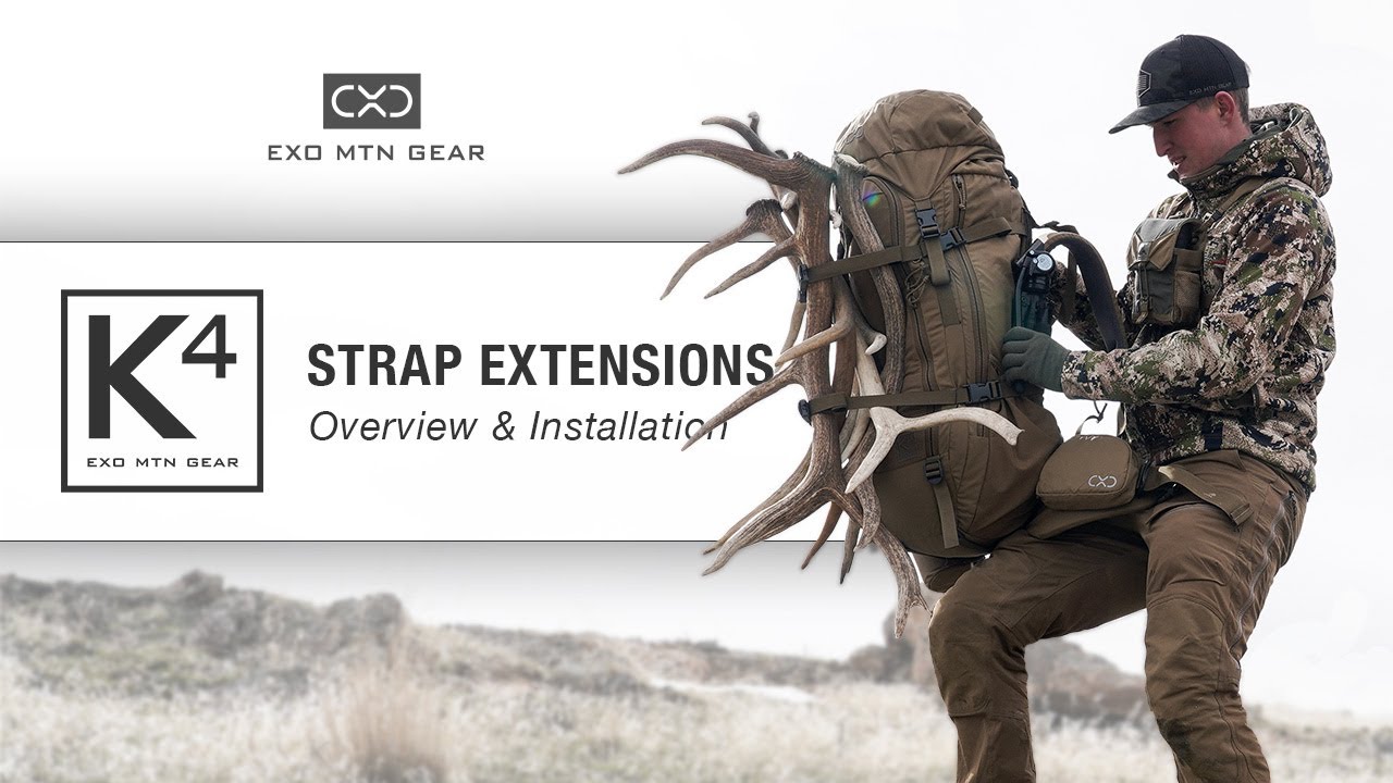 K4 Strap Extensions — Overview & Installation — Exo Mtn Gear - YouTube