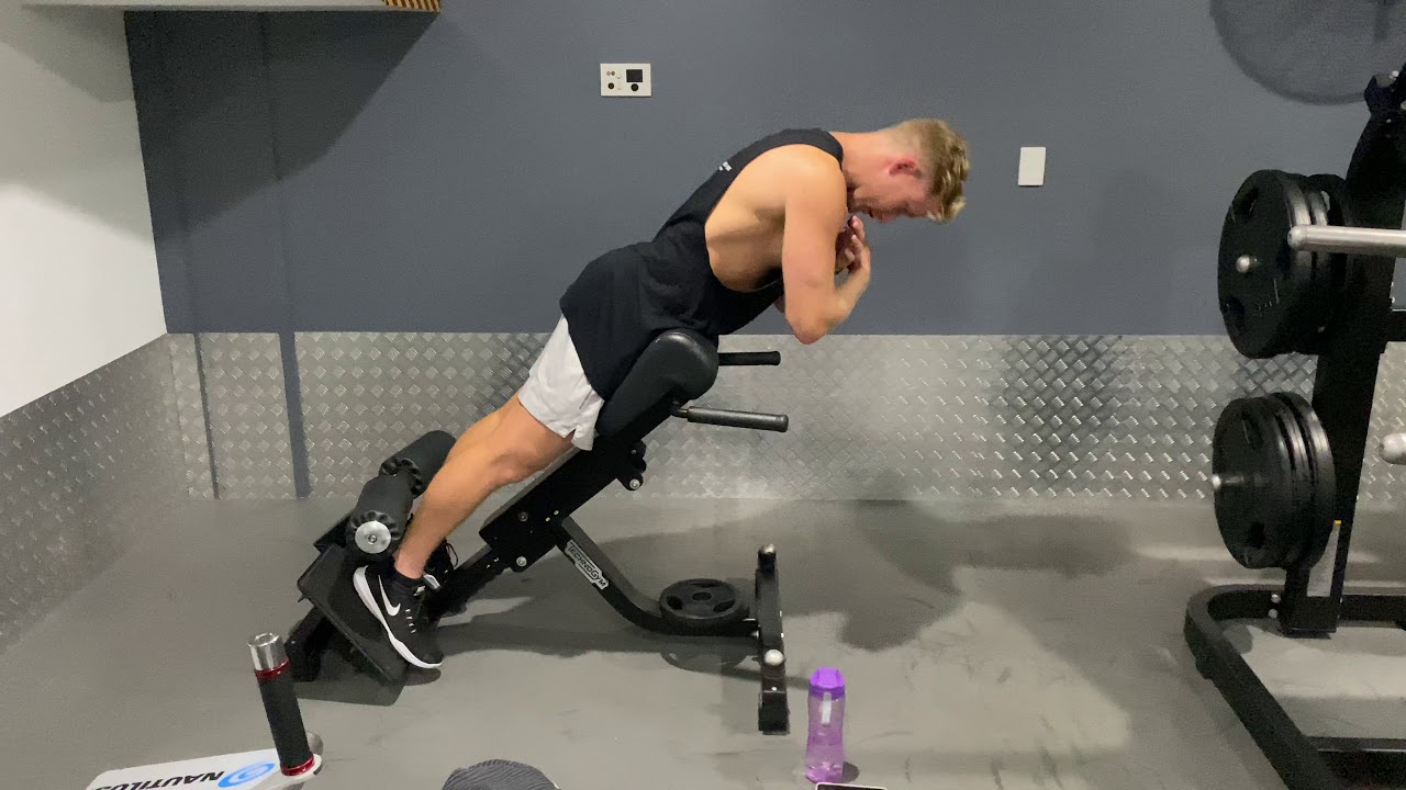 Back extension (lower back focus) - YouTube