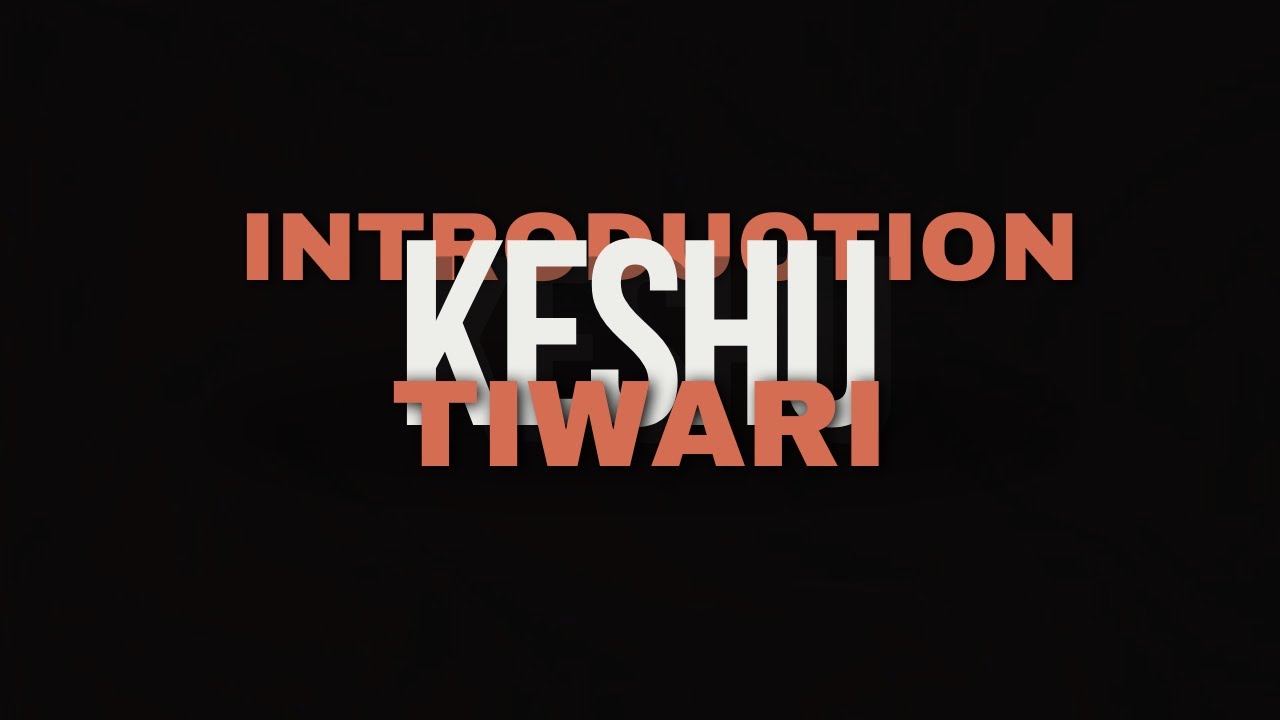 WELCOME TO COLLIDING WITH KESHU!!! - YouTube