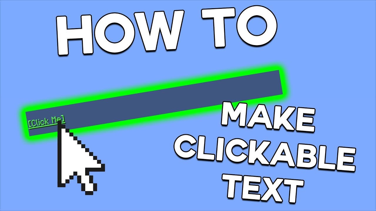HOW TO MAKE CLICKABLE TEXT IN MINECRAFT 1 14 Minecraft Tutorial how-to-make-clickable-text-in-minecraft-1-14-minecraft-tutorial