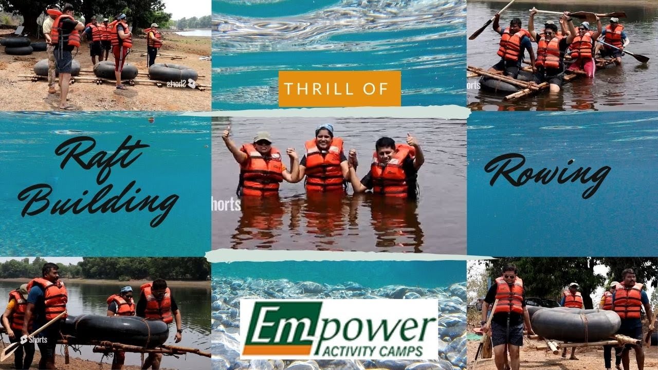 Experience the Thrill of Raft Building and Rowing @empoweractivitycamps ...