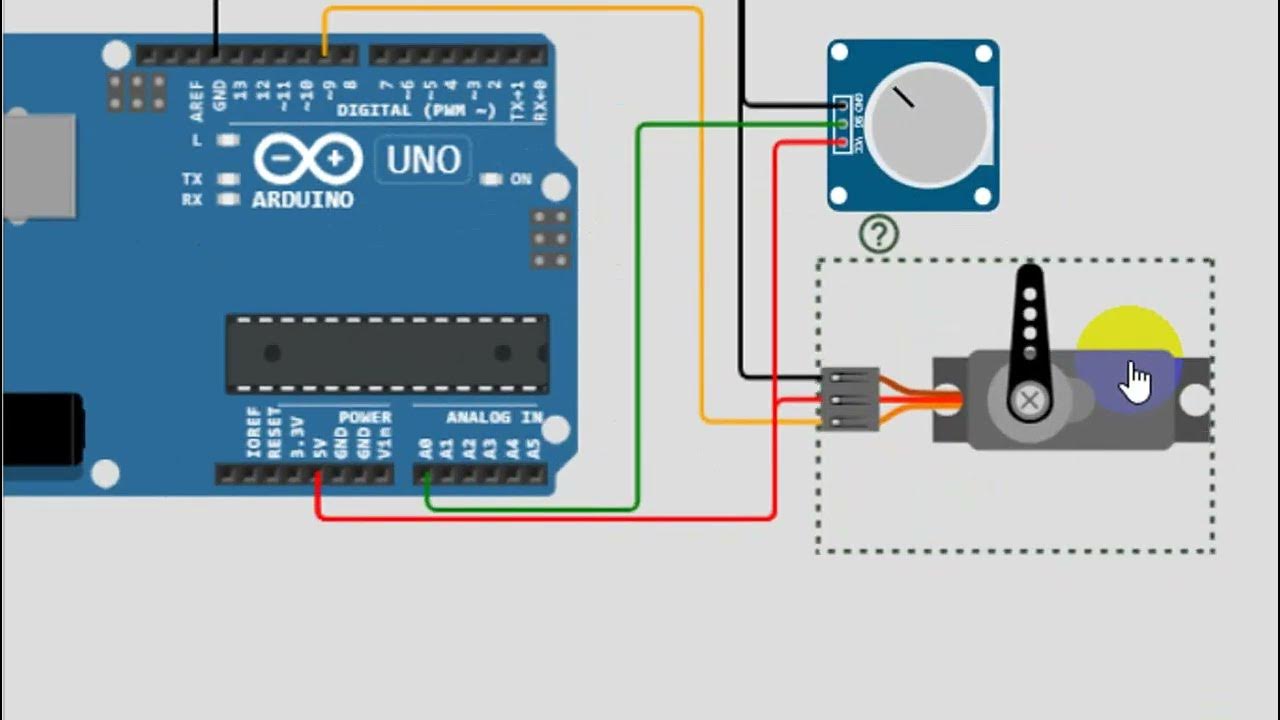 Pelatihan Didamba Simulasi Arduino Dengan Wokwi (Coding Motor Servo dengan Potensio) - YouTube