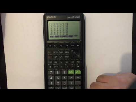 Cantidad maxima de filas y columnas permitidas en la Casio fx-9750GIII - YouTube