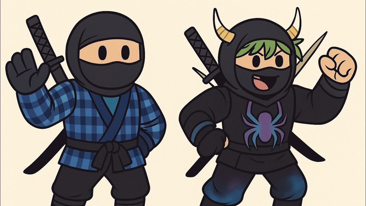 My friend and me are ninjas - YouTube