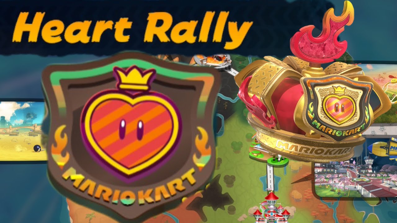 Heart Rally 150cc 3 Star! - Mario Kart World Knockout Tour - YouTube