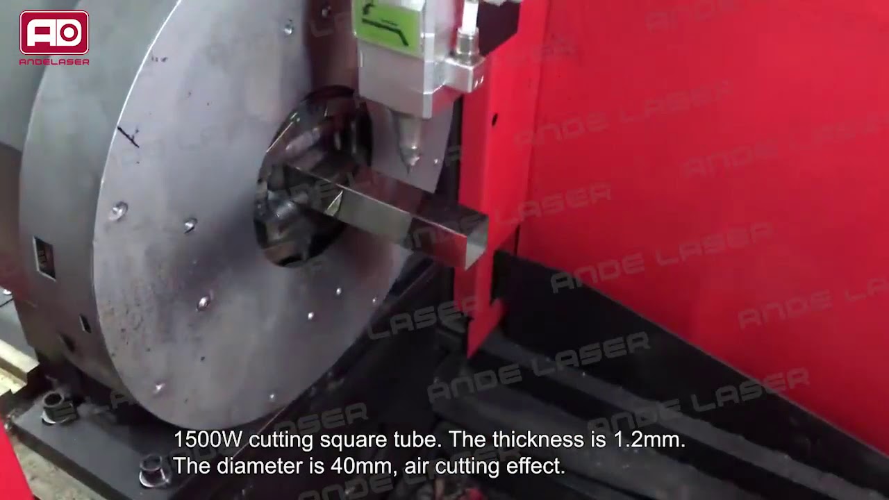 Ande Laser Tube Cutting Machine - YouTube
