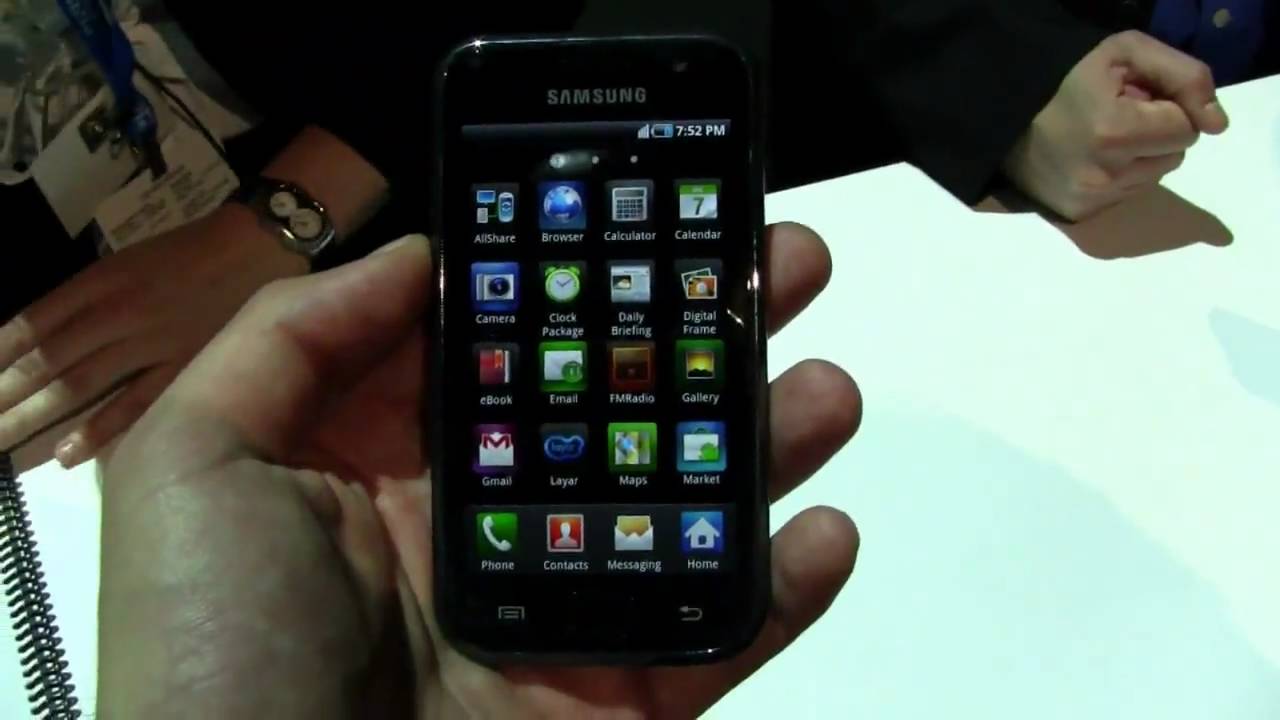 Samsung Galaxy S Hands On - YouTube