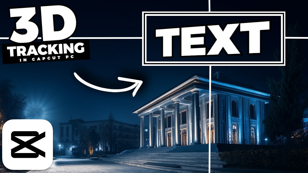 How To Add 3D TRACKING TEXT In Capcut PC - YouTube