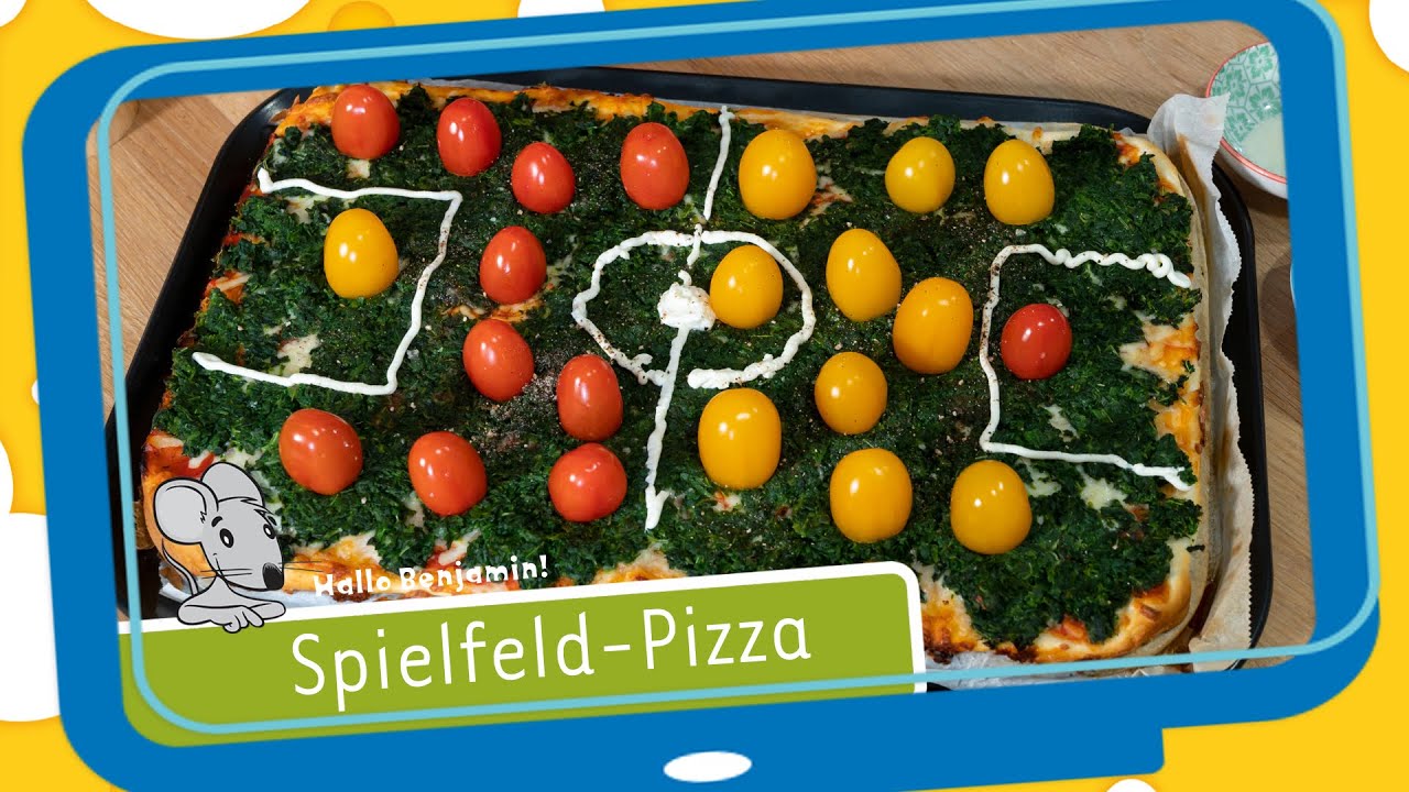 Hallo Benjamin! - Fußball-Pizza zum EM-Finale - YouTube