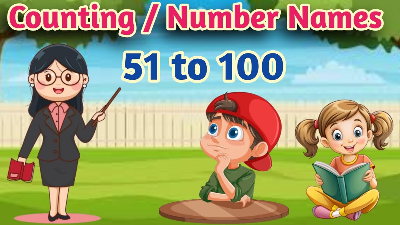 Counting 51 to 100 l Number Names l 123 Counting l Numbers with ...