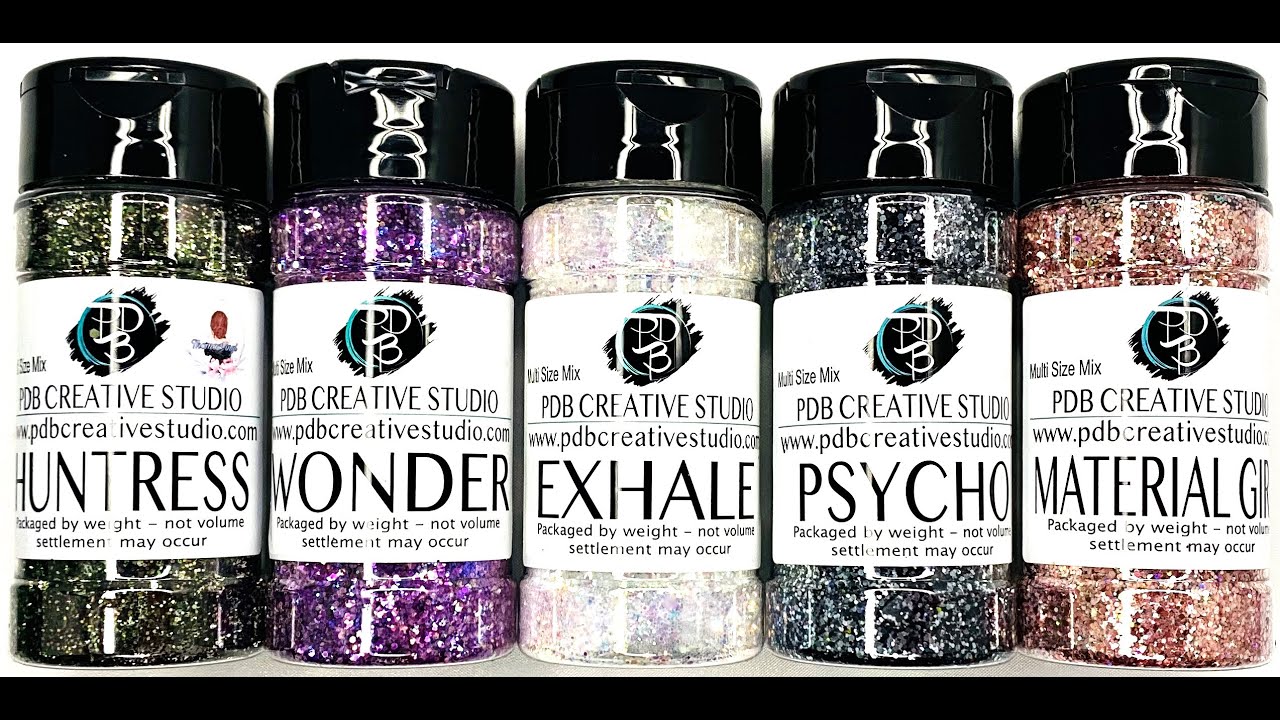 NEW JANUARY GLITTER COLORS - PDB CREATIVE STUDIO - YouTube