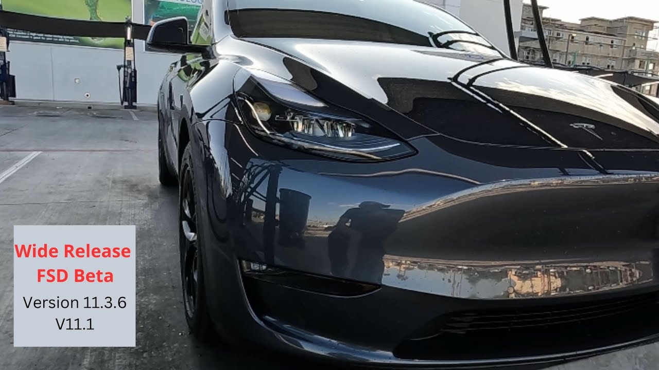 Tesla Model Y Performance FSD Beta Version 11.3.6 New Subscription Wide ...