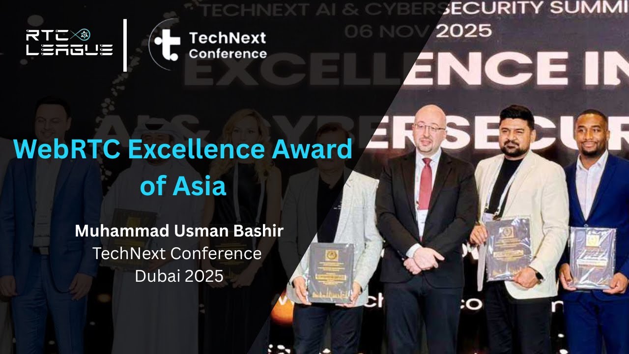 Muhammad Usman Bashir Receives Recognition at TechNext Conference Dubai ...